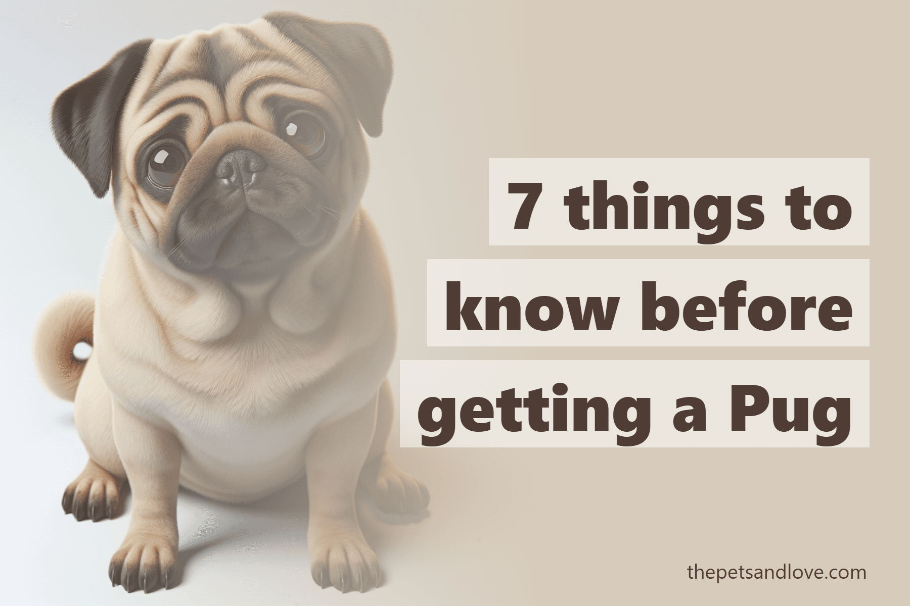 7 things to know before getting a Pug