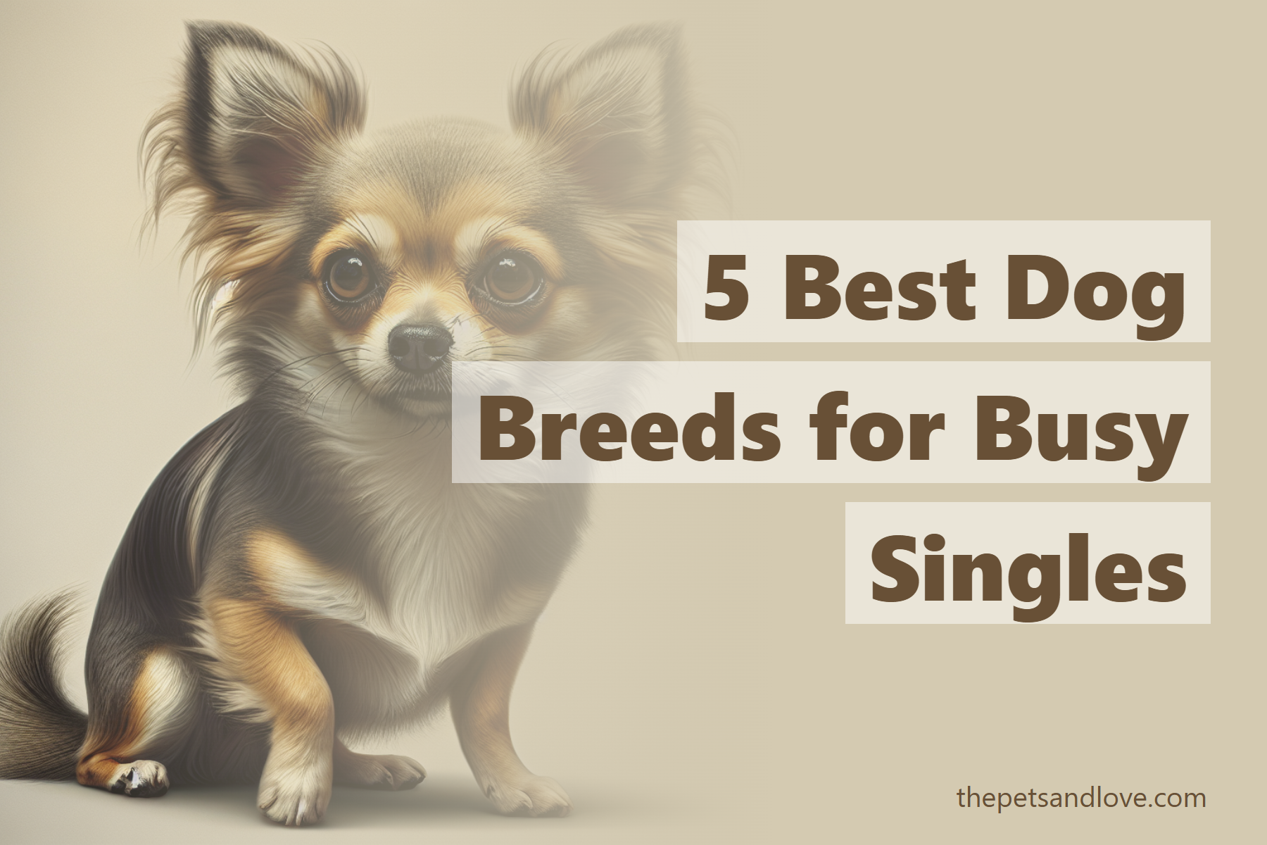 5 Best Dog Breeds for Busy Singles