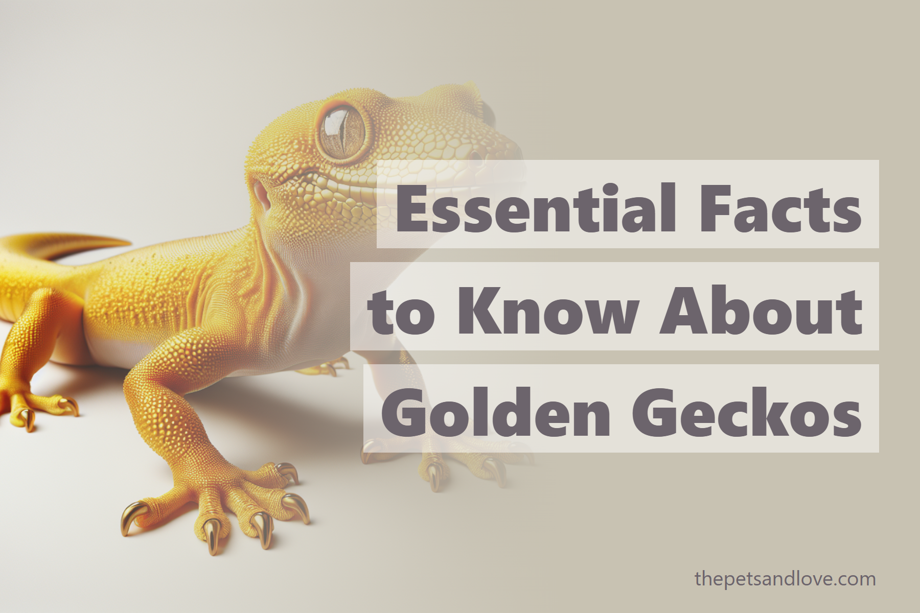 Essential Facts to Know About Golden Geckos