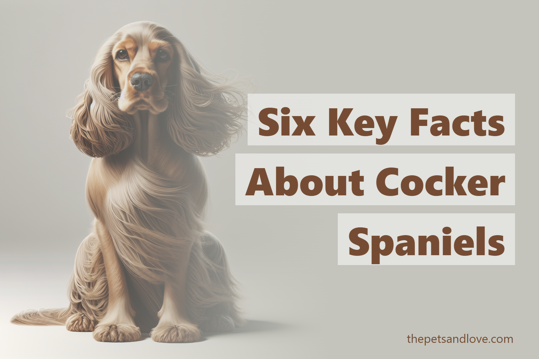 Six Key Facts About Cocker Spaniels