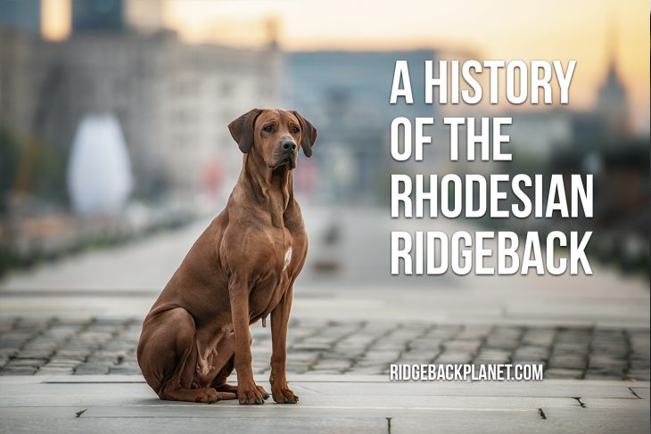 A History Of The Rhodesian Ridgeback - The Pets and Love